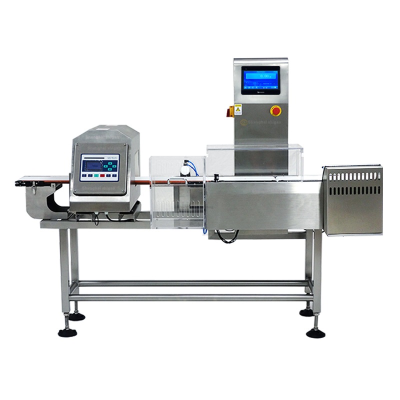 SG-JS150 High Speed and Precision Checkweigher with Metal Detector ...