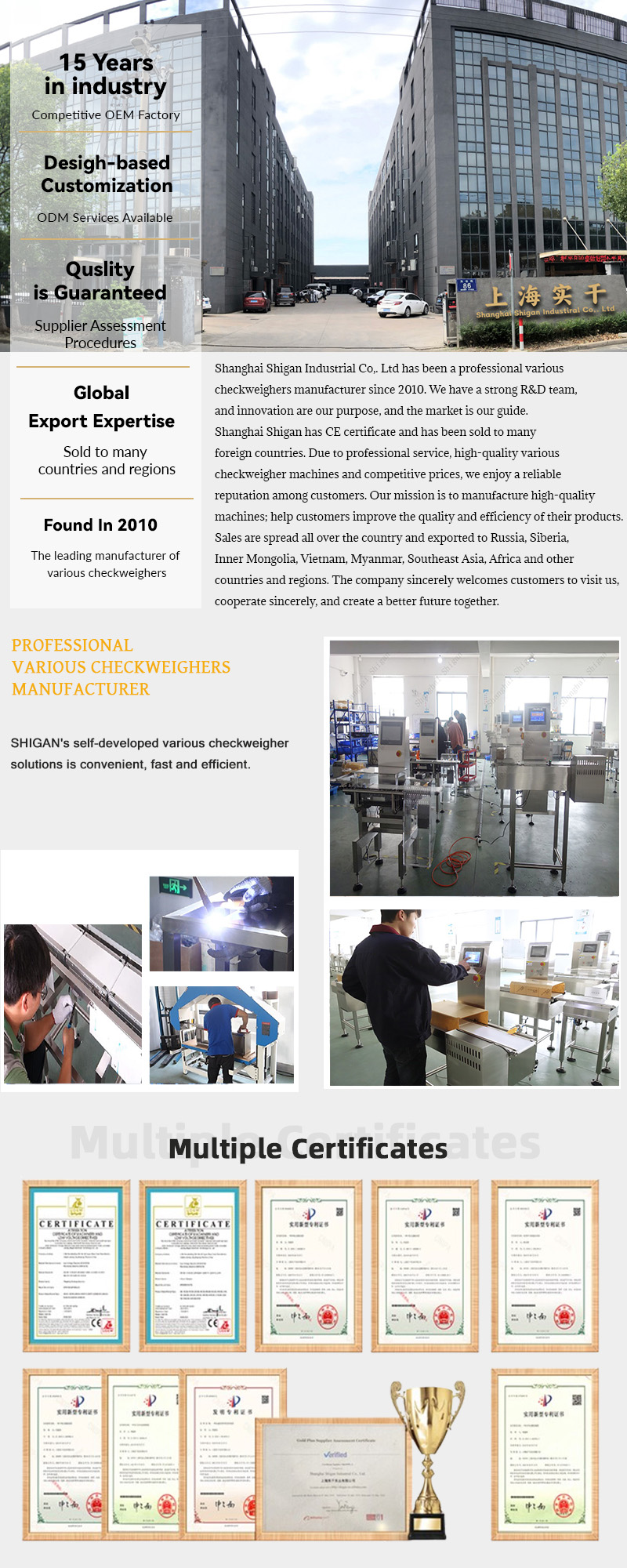 Industrial Carton Box Package Check Weigher Conveyor Belt Weight ...